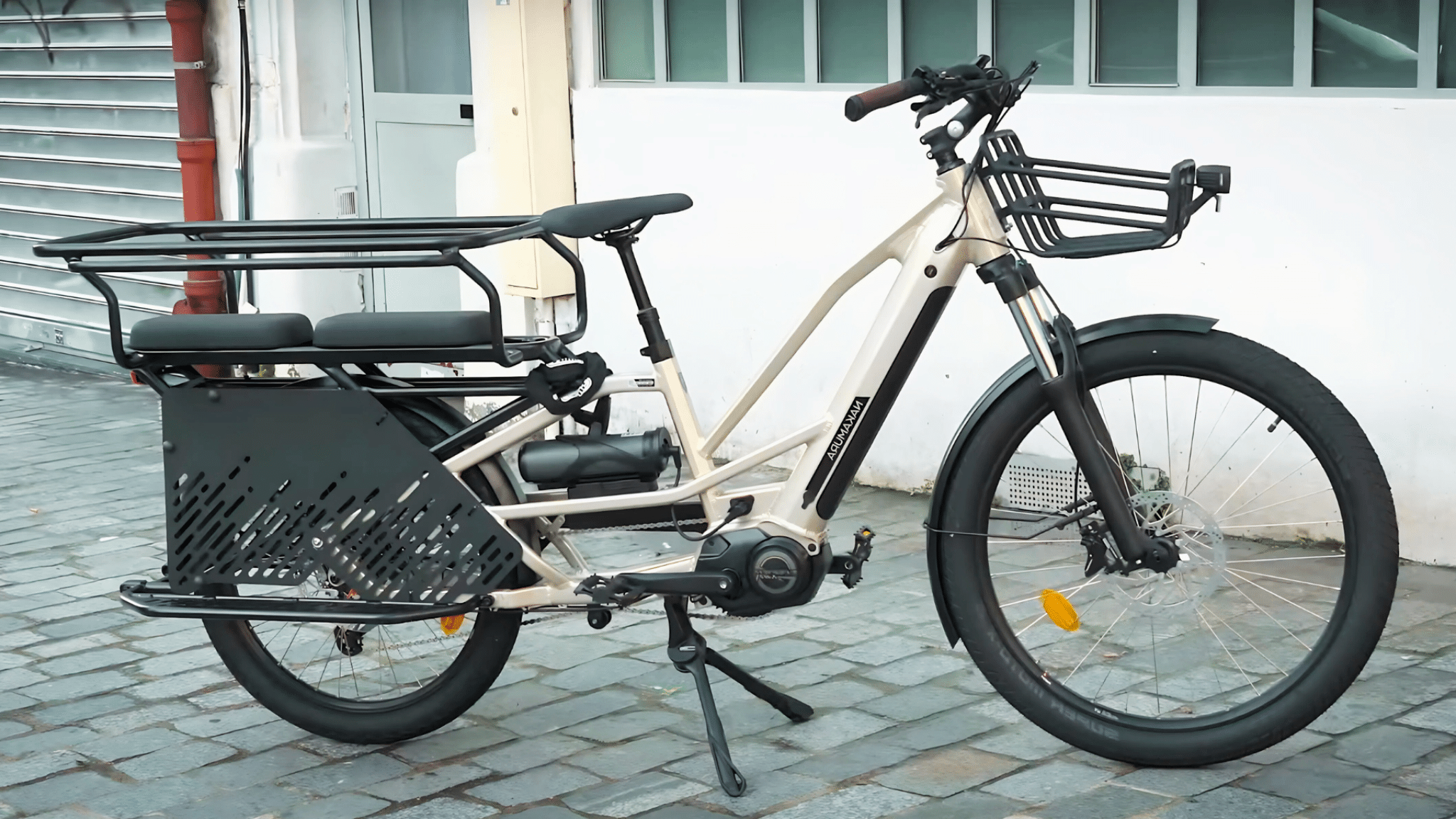 Nakamura Crossover Longtail : Test vélo cargo Intersport