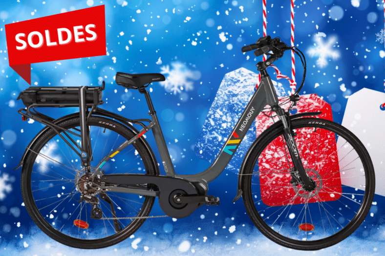 C'est parti pour les soldes ! Ce vélo de ville électrique NEOMOUV est à ...