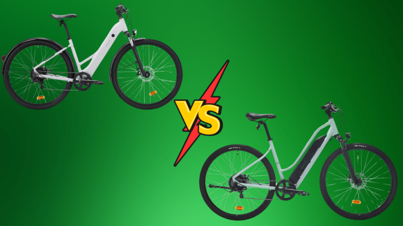 Rockrider E-ACTV 100 vs Riverside 100 E : Comparatif 2026