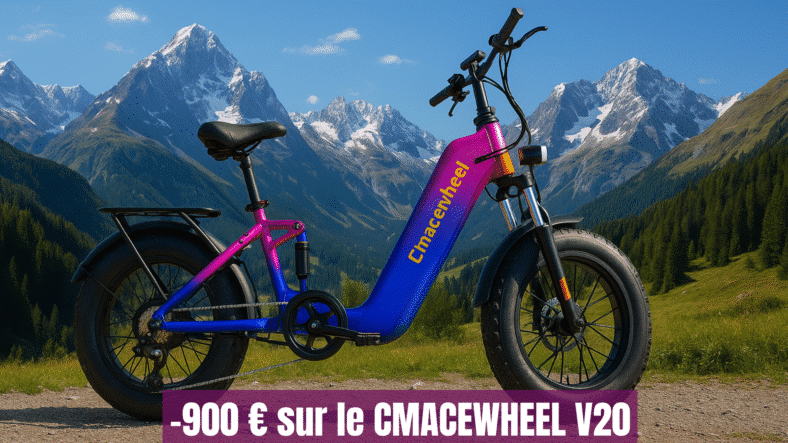 Code promo Cmacewheel V20 : Le prix de ce fatbike surpuissant baisse de ...